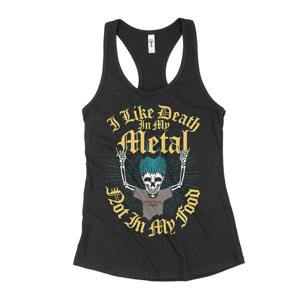 Death Metal Women's Tank Top | Everything Vegan