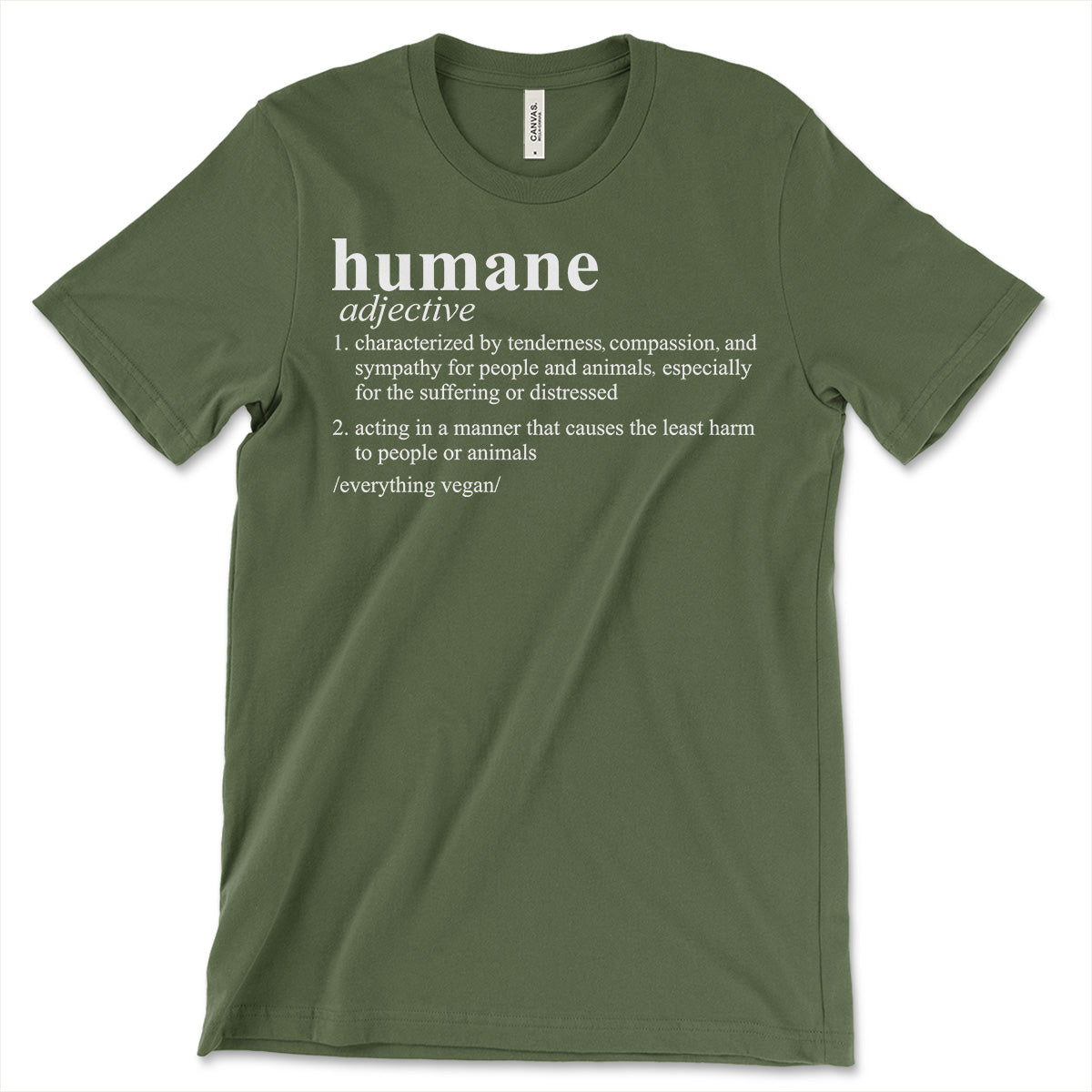 Defining Humane T-Shirt | Everything Vegan