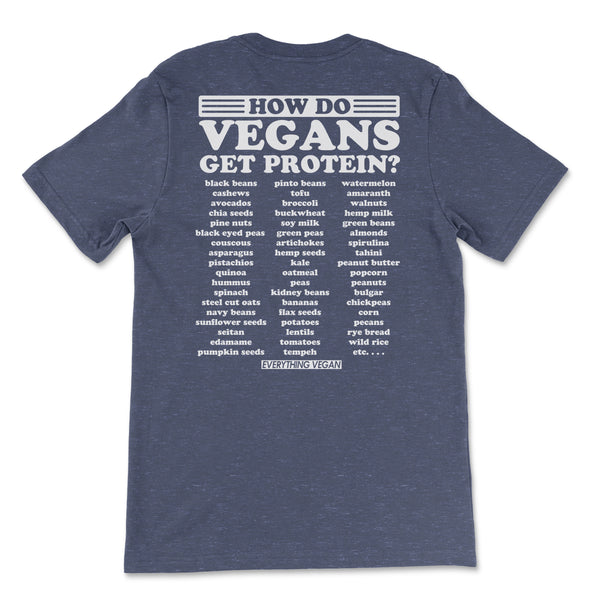 How Do Vegans Get Protein Shirt | Everything Vegan