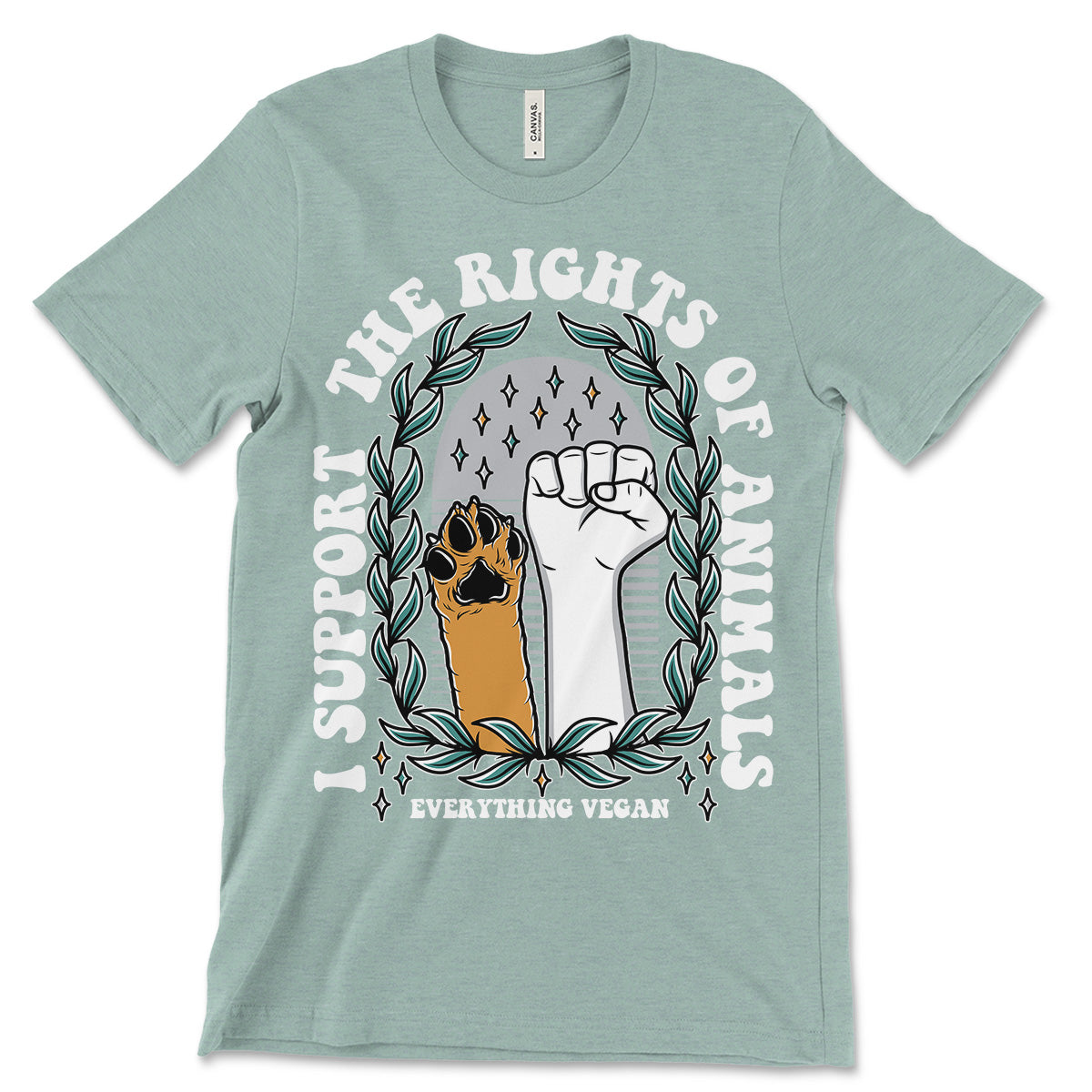 I Support The Rights Of Animals Shirt | Everything Vegan
